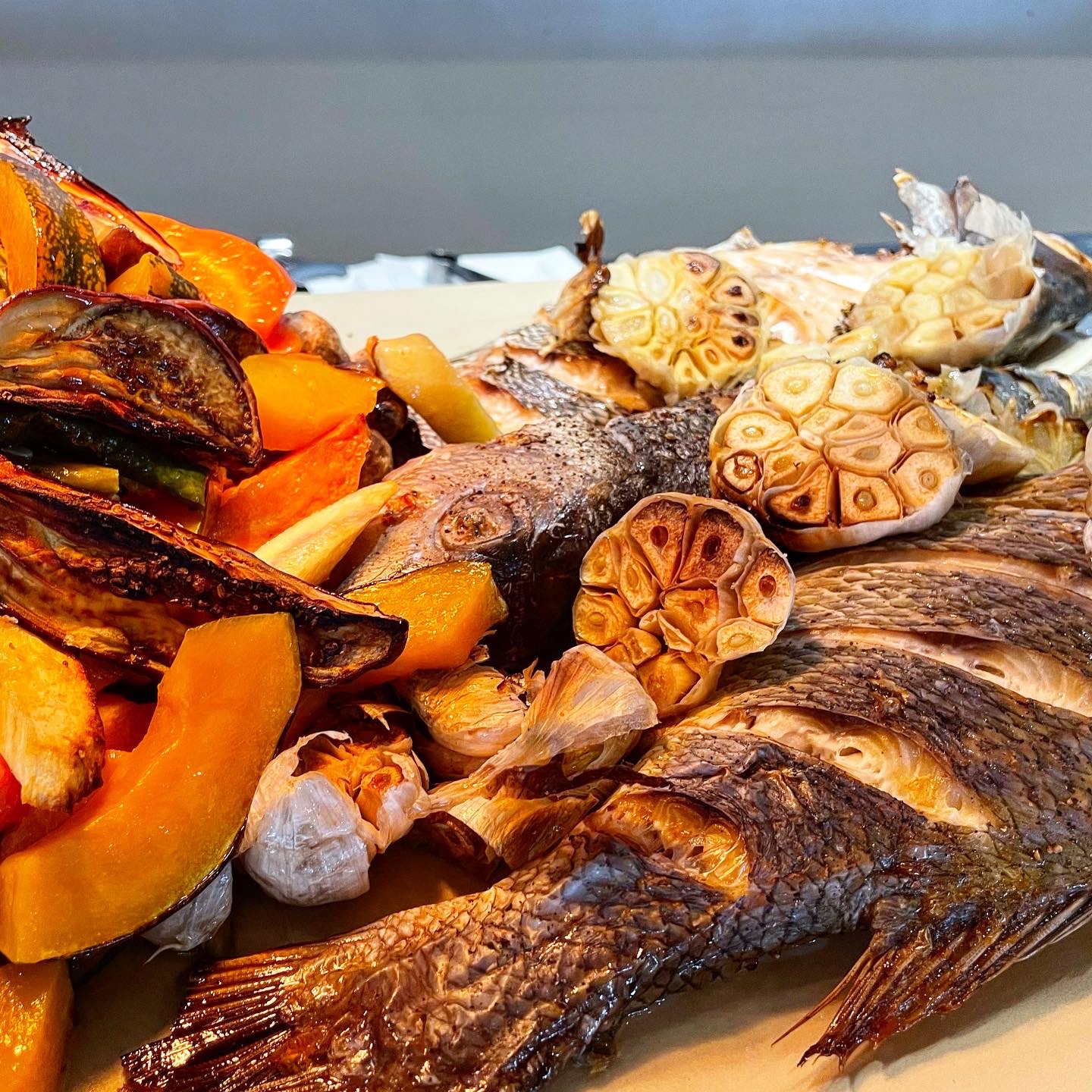 Baked Reef Fish and Vegetables – Cristian Marino